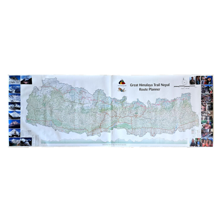 Nepal The Great Himalaya Trail (GHT) - Route Planner Map Poster (NP301 ...